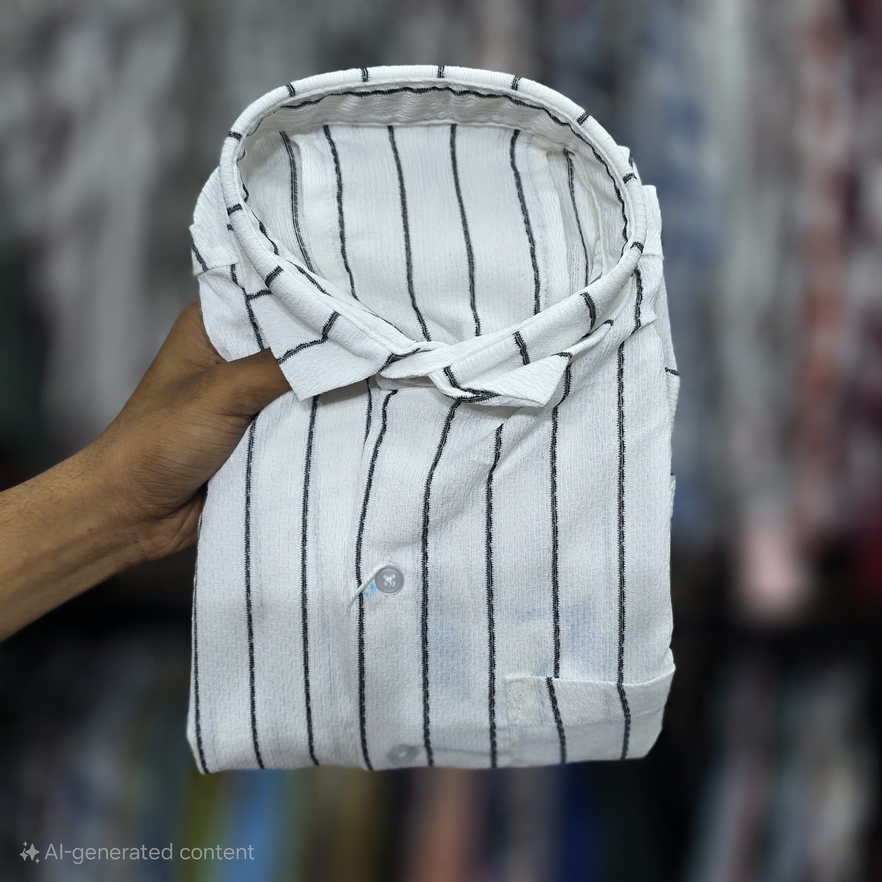 Full sleeve Stripes lenin Shirts single pcs @299 and Buy 4 pcs combo ...