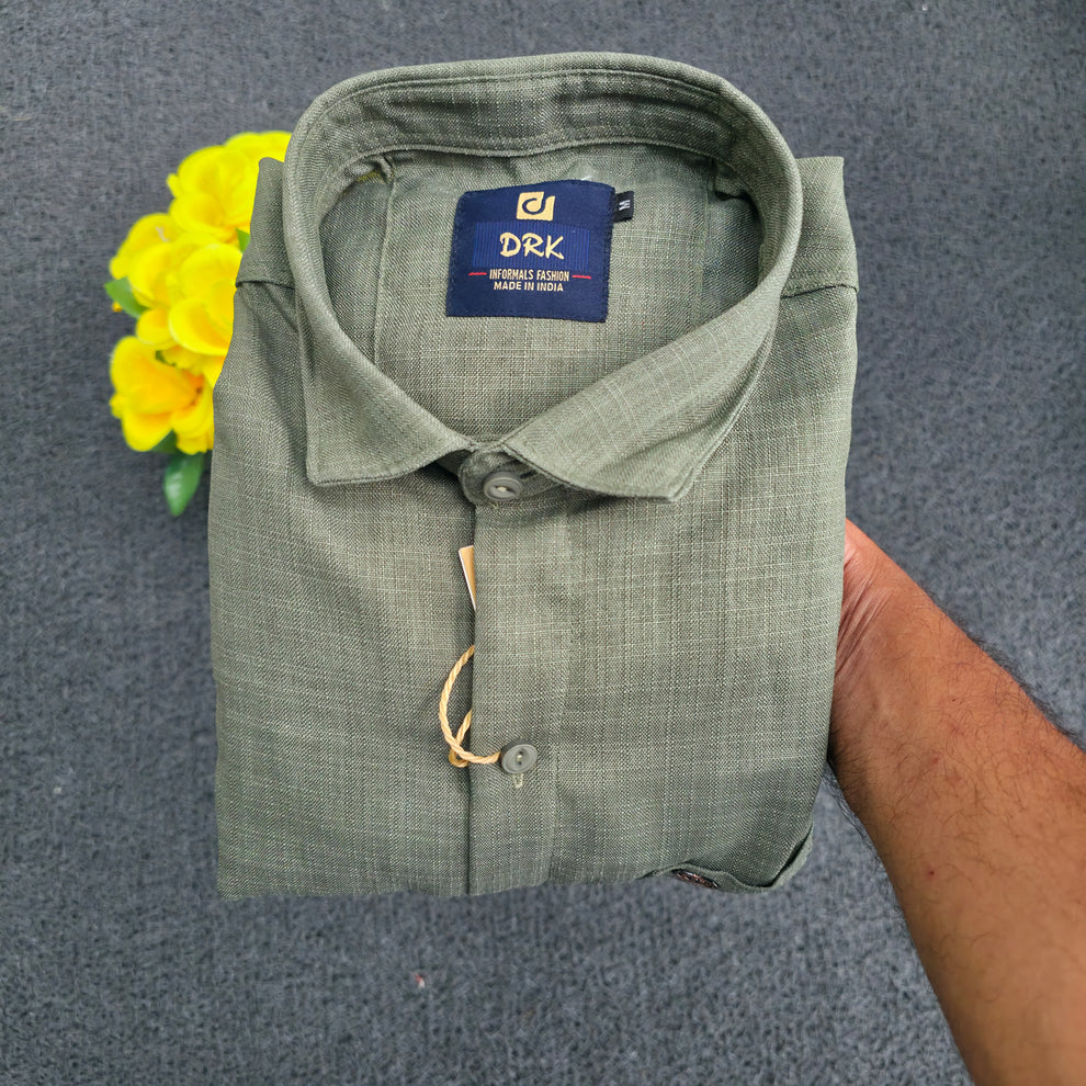 Plain Full sleeve lenin Shirts single pcs @299 and Buy 4 pcs combo @99 ...