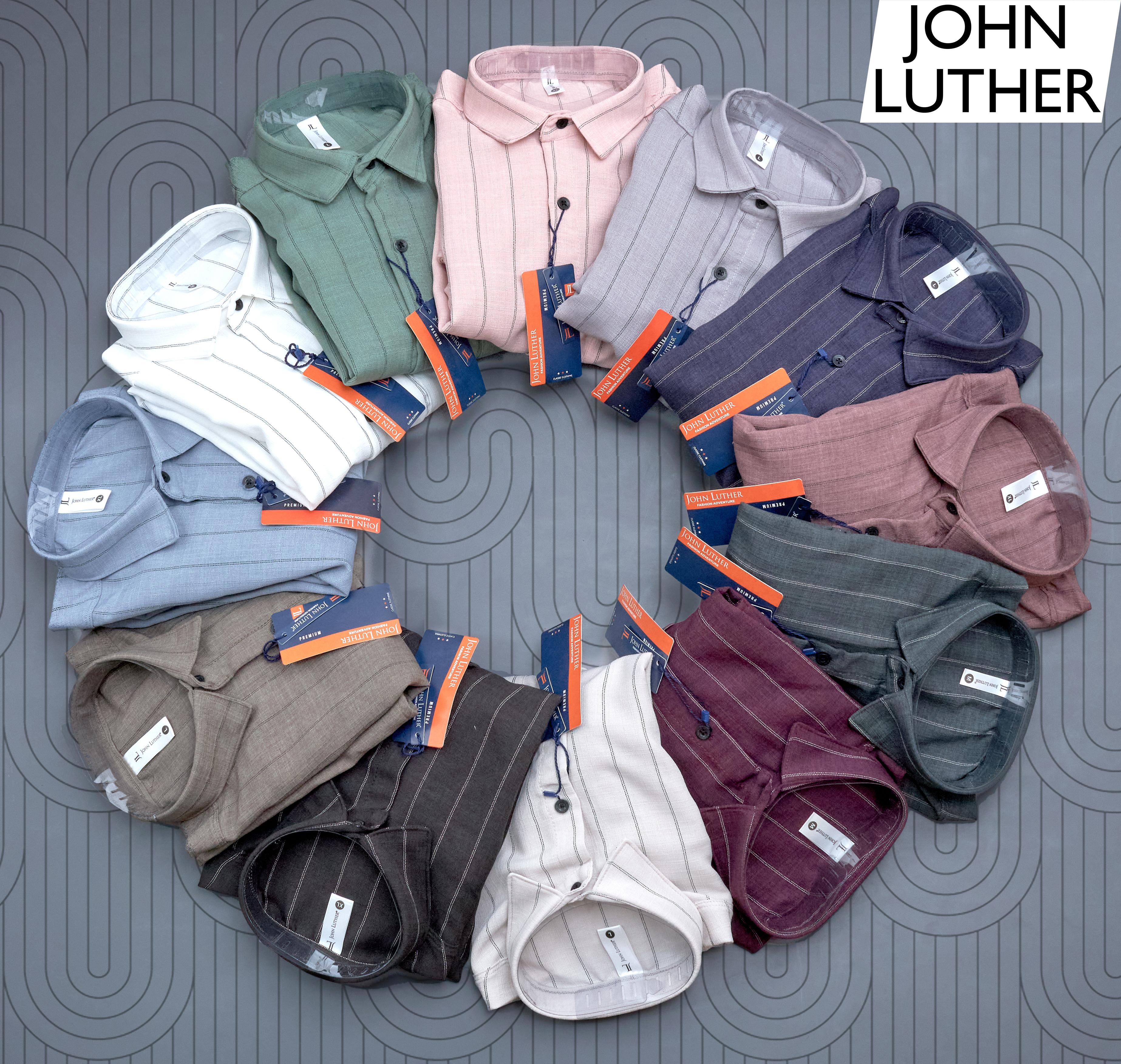 Full sleeve Stripes lenin Shirts single pcs @299 and Buy 4 pcs combo ...