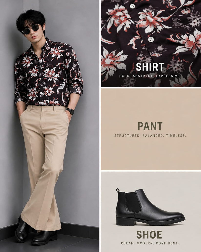 3 in 1 combo viscose shirts + boot but pant + shoe combo buy @999 only ...